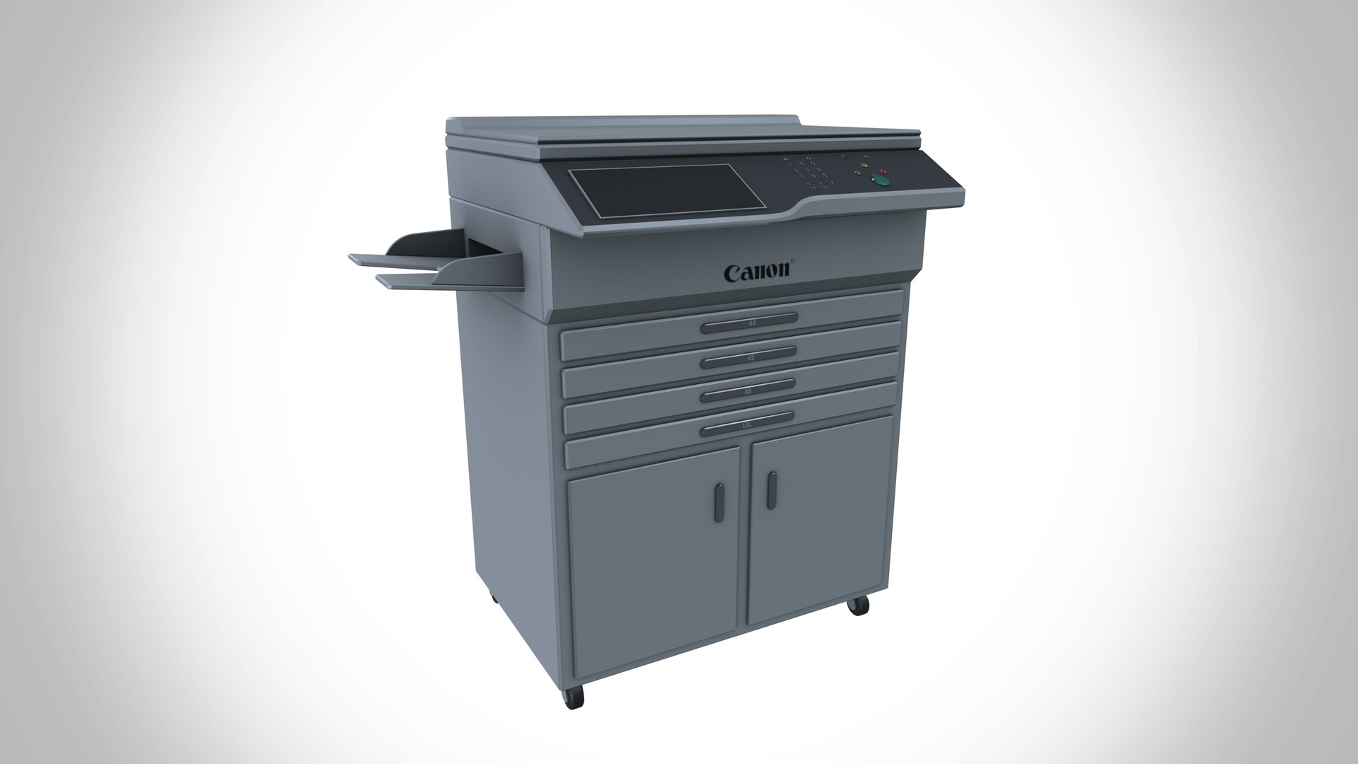 Xerox Machine 3D Model - TurboSquid 2258338