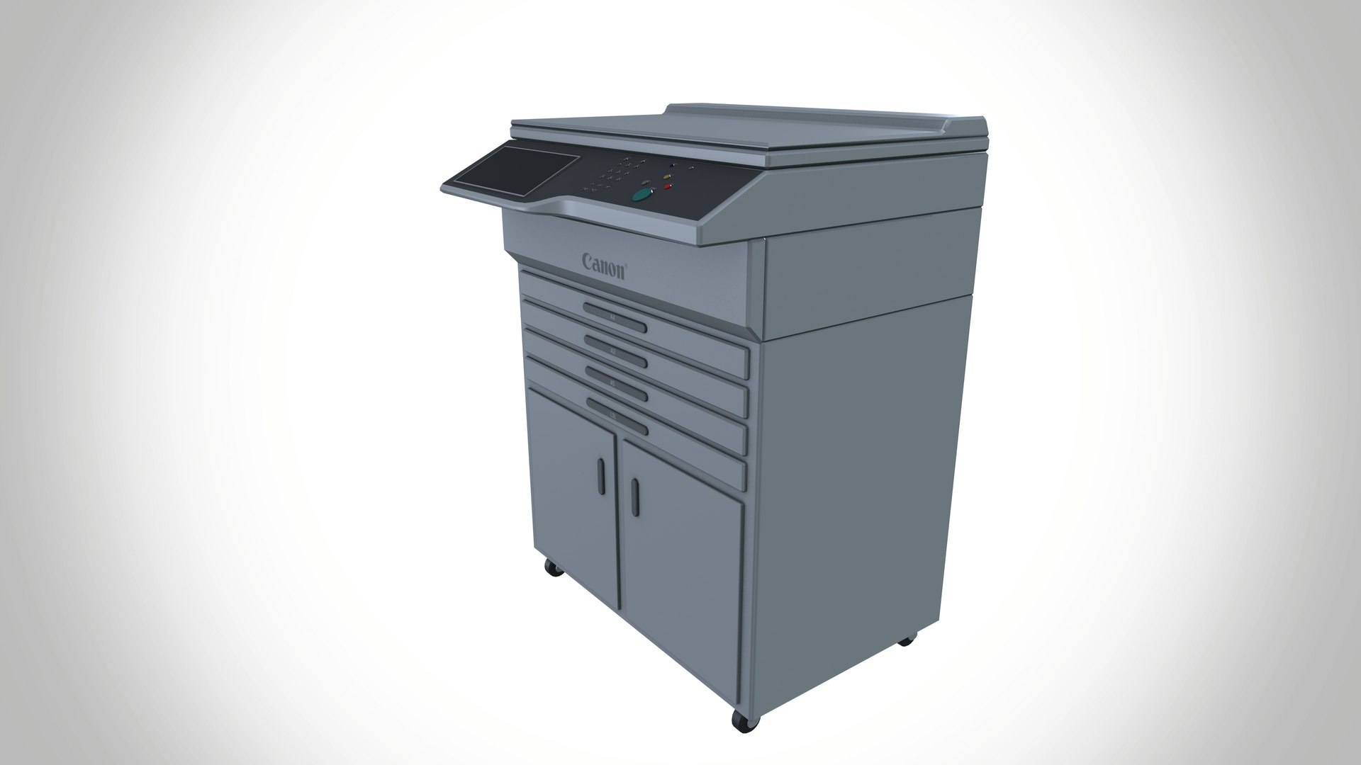 Xerox Machine 3D Model - TurboSquid 2258338