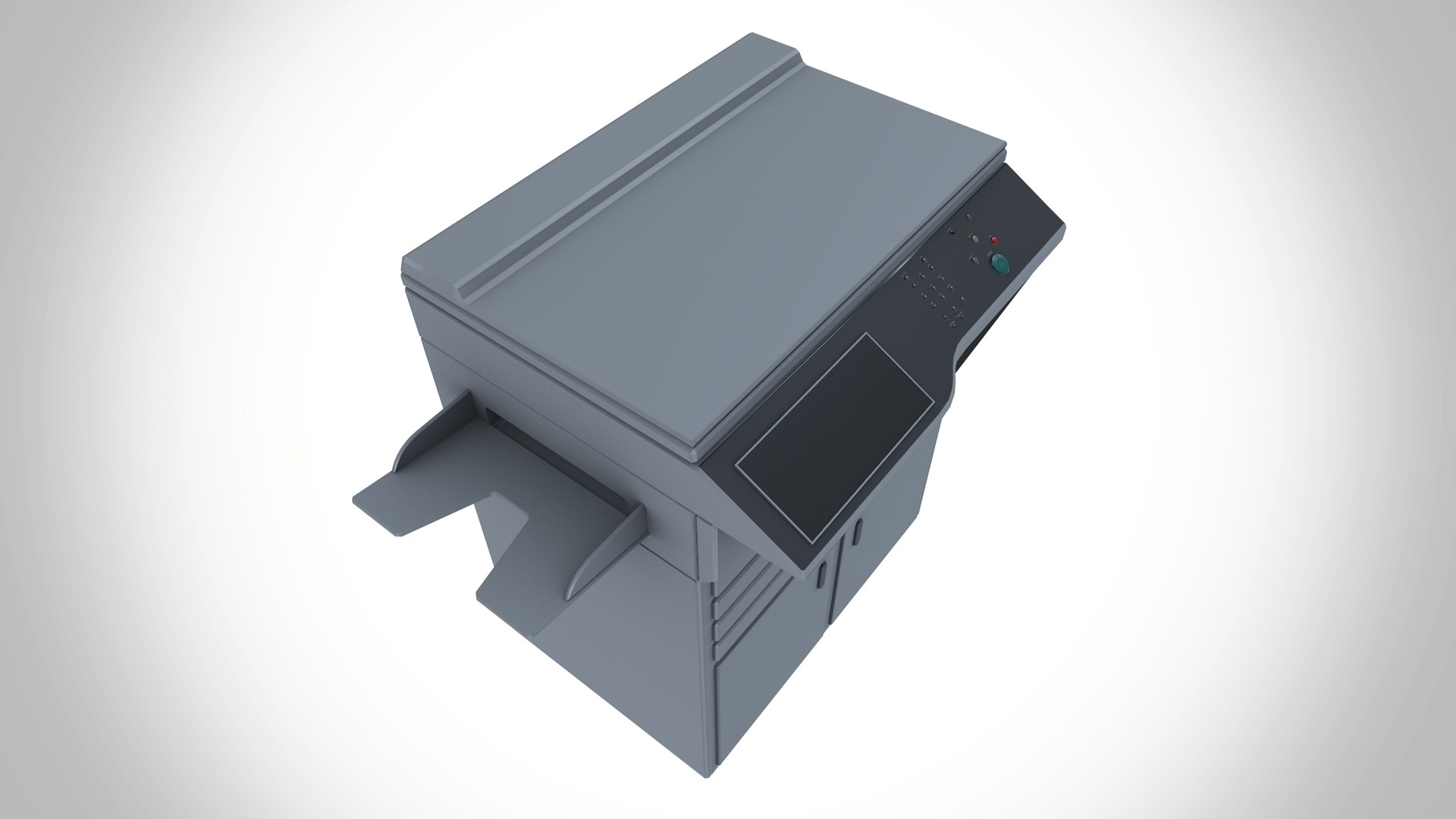 Xerox Machine 3D Model - TurboSquid 2258338