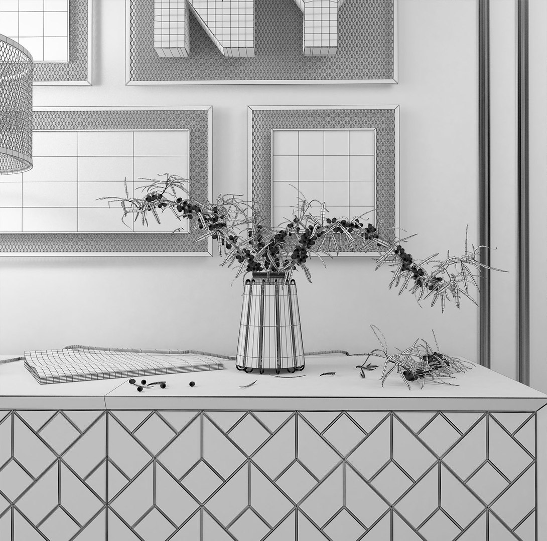 3D Chest Norman Pattern Unikamoblar - TurboSquid 1345071