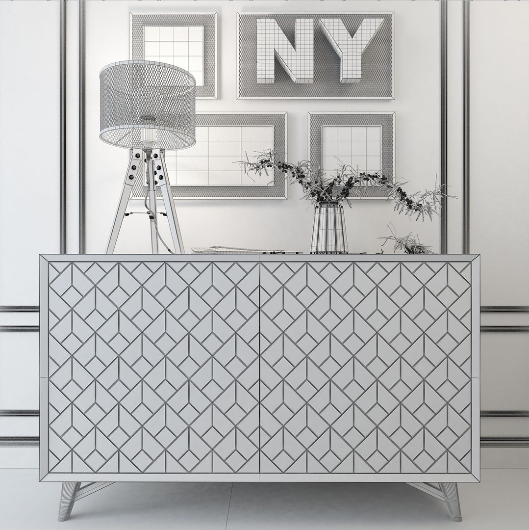 3D Chest Norman Pattern Unikamoblar - TurboSquid 1345071