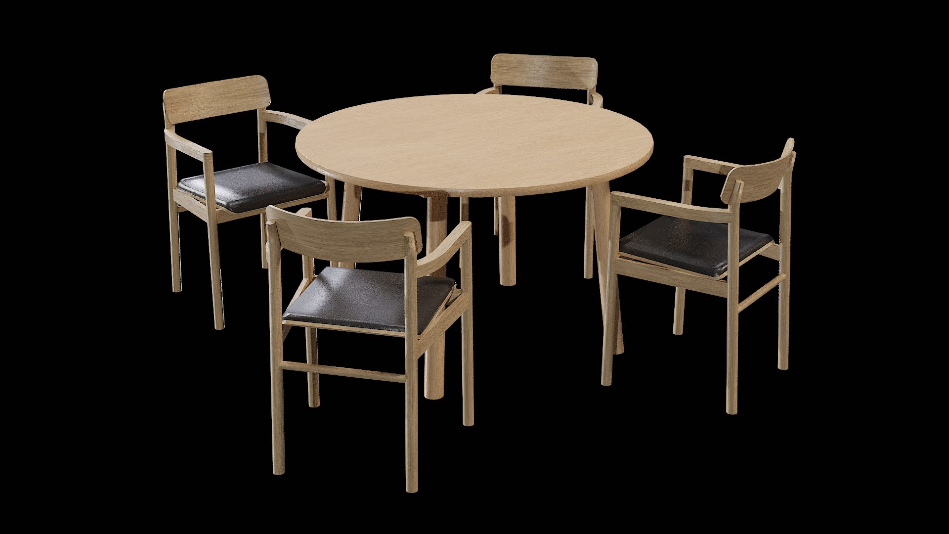 3D chair table - TurboSquid 1567288