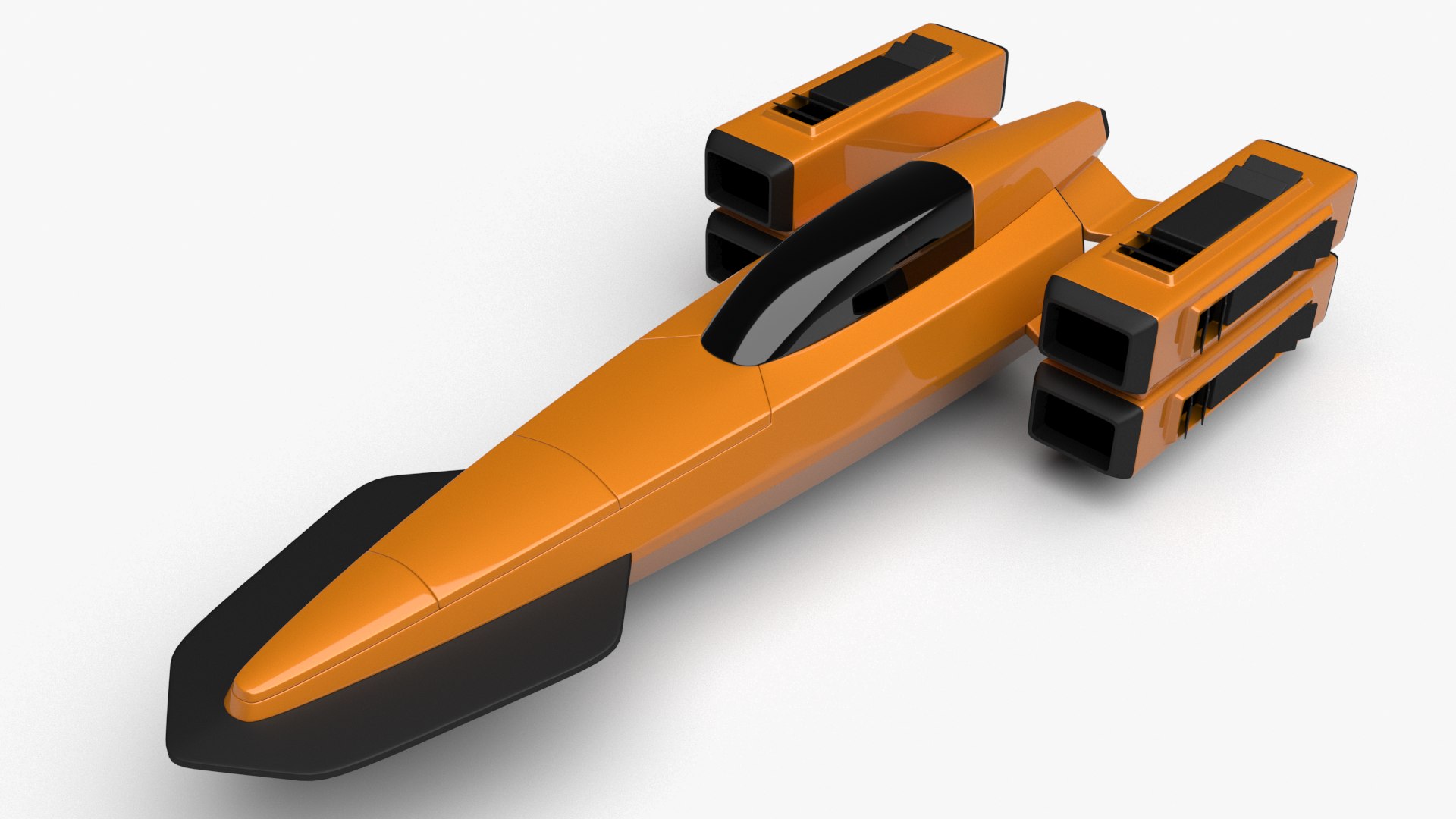 Racing Spaceship Pollux 3D Model - TurboSquid 2110170