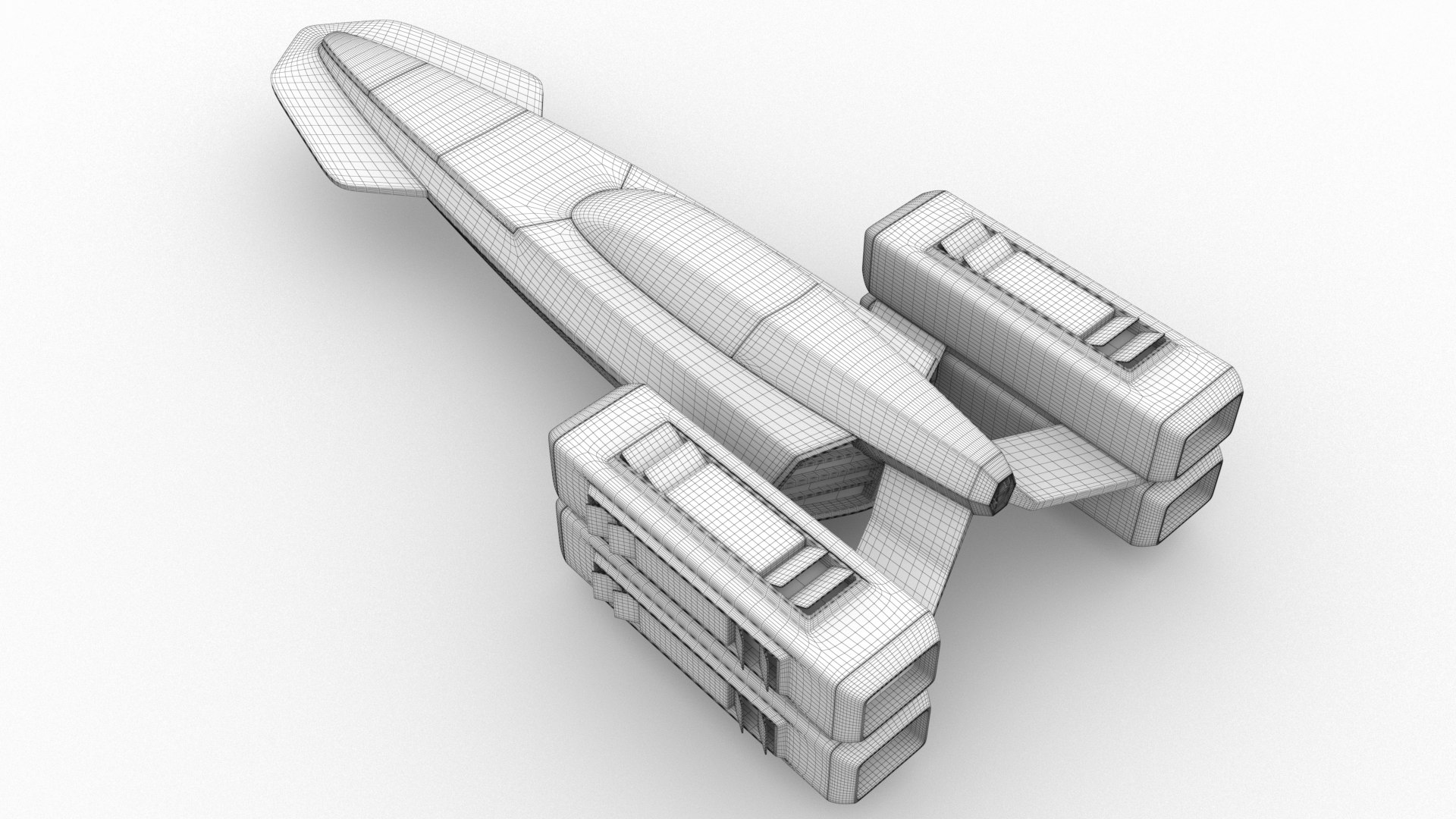 Racing Spaceship Pollux 3D Model - TurboSquid 2110170