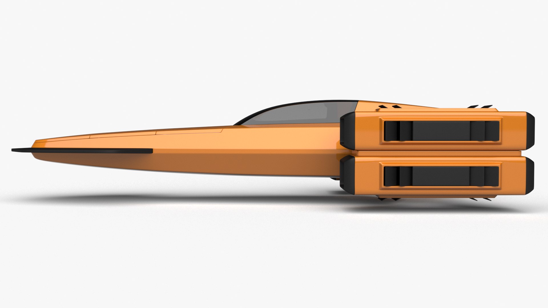 Racing Spaceship Pollux 3D model - TurboSquid 2110170