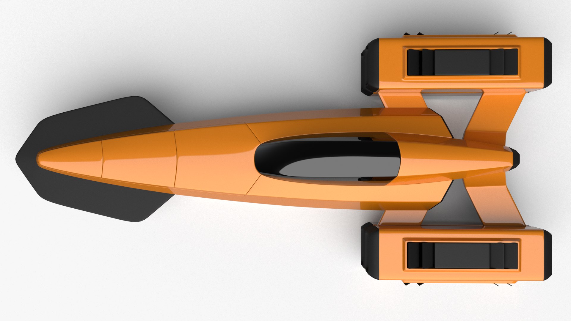 Racing Spaceship Pollux 3D model - TurboSquid 2110170