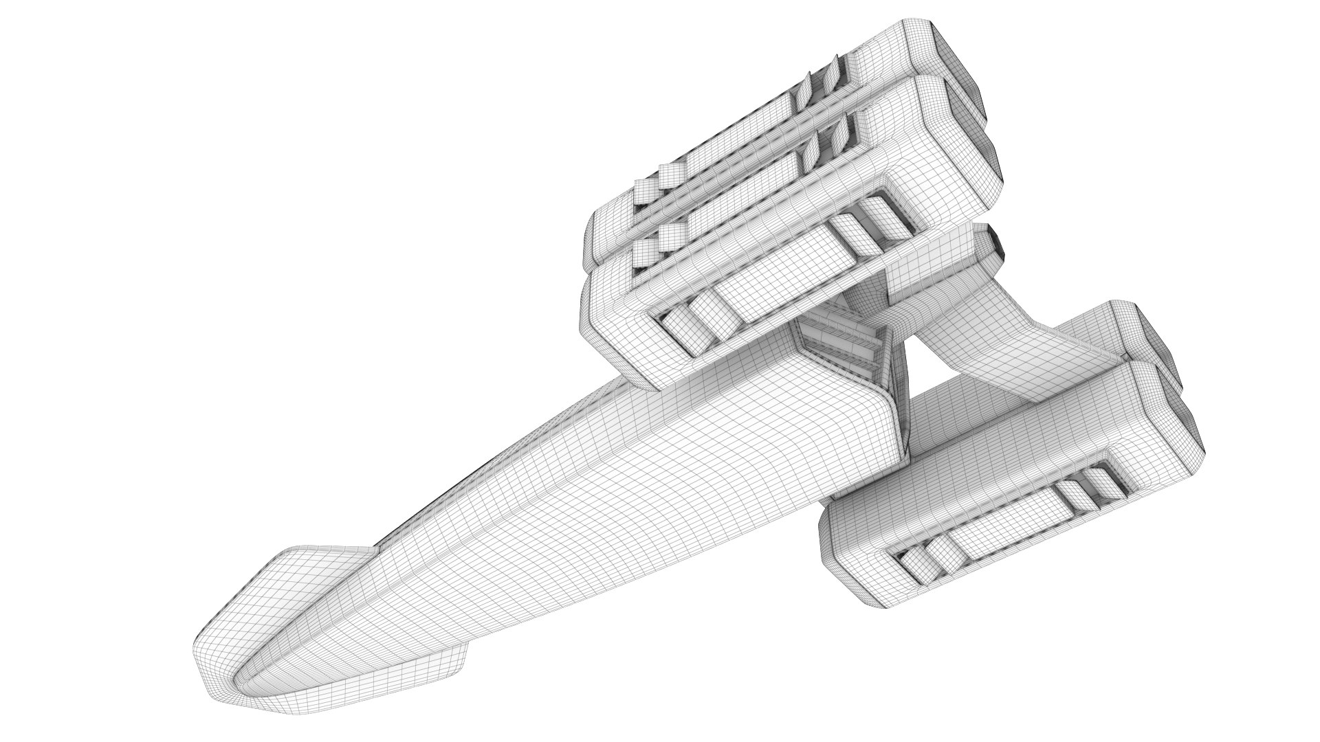 Racing Spaceship Pollux 3D Model - TurboSquid 2110170