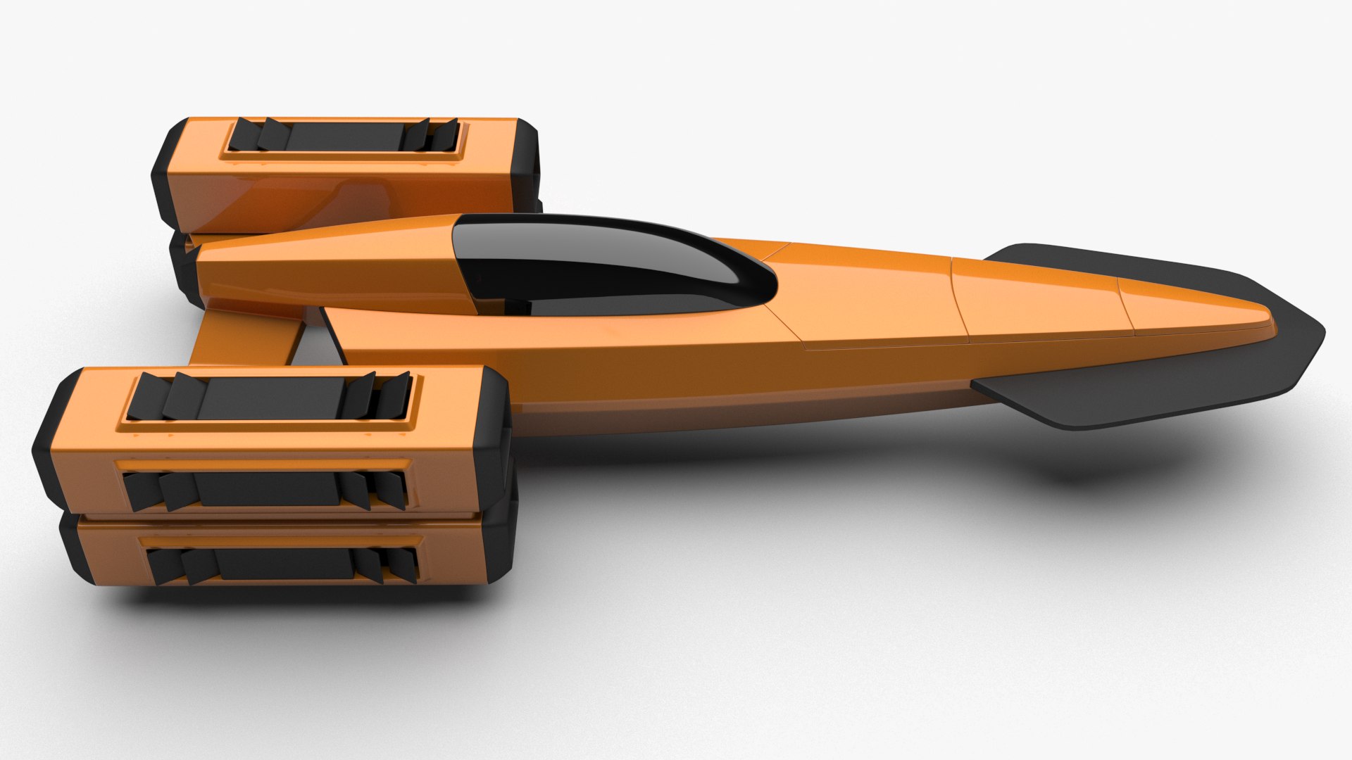 Racing Spaceship Pollux 3D Model - TurboSquid 2110170