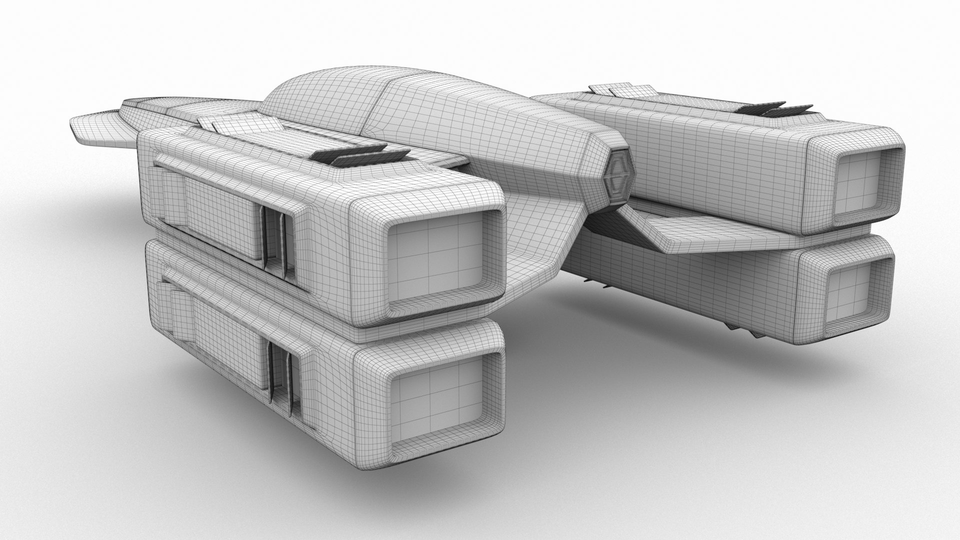 Racing Spaceship Pollux 3D Model - TurboSquid 2110170