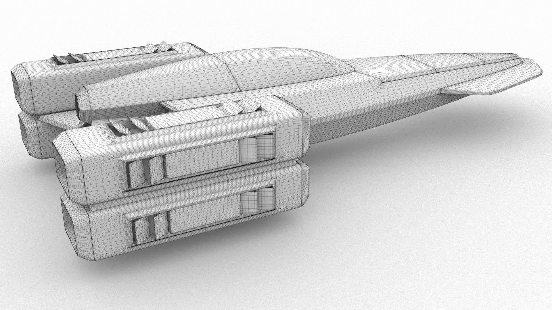 Racing Spaceship Pollux 3D Model - TurboSquid 2110170