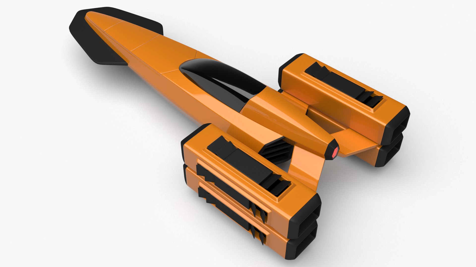 Racing Spaceship Pollux 3D Model - TurboSquid 2110170