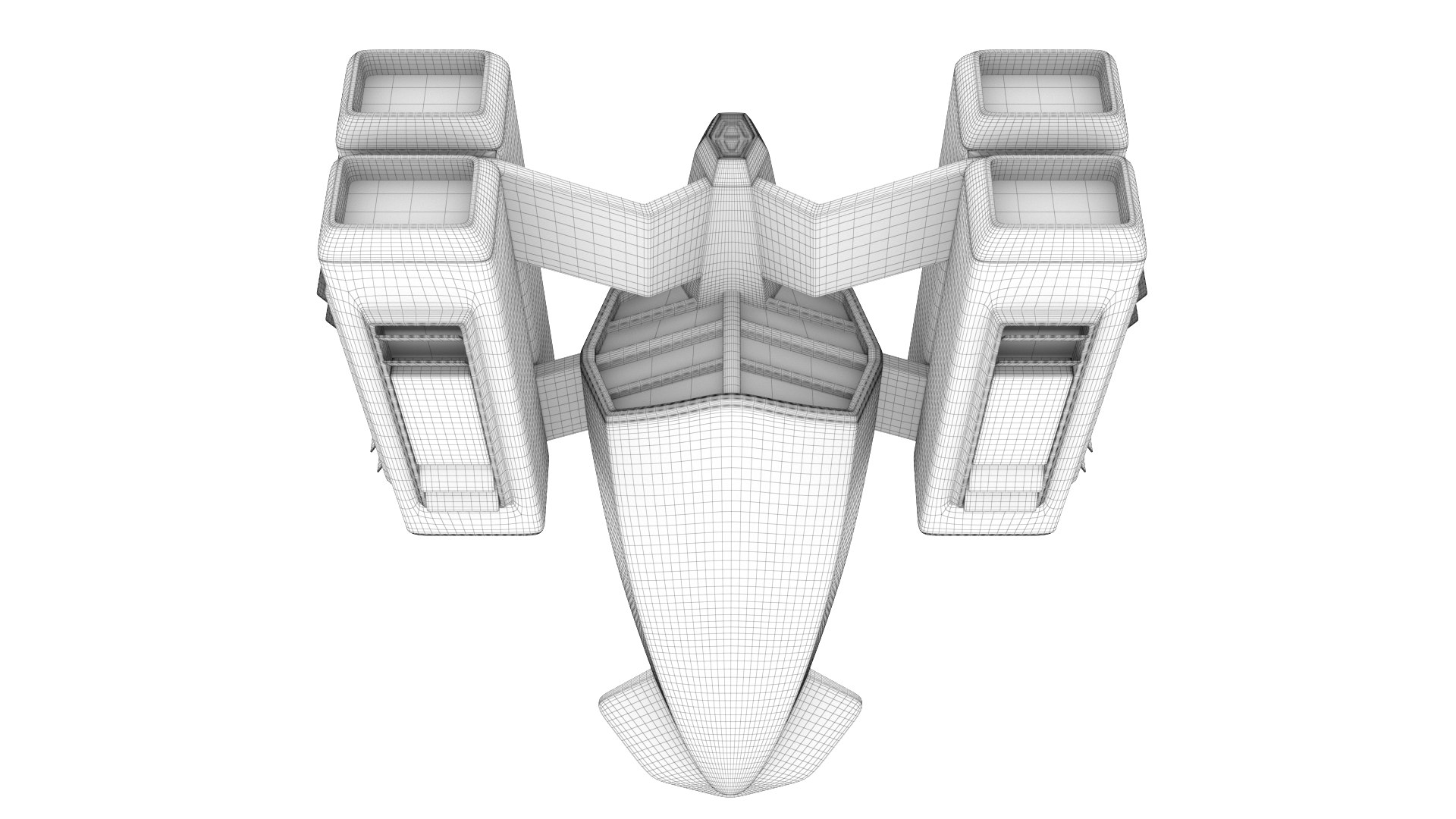 Racing Spaceship Pollux 3D Model - TurboSquid 2110170