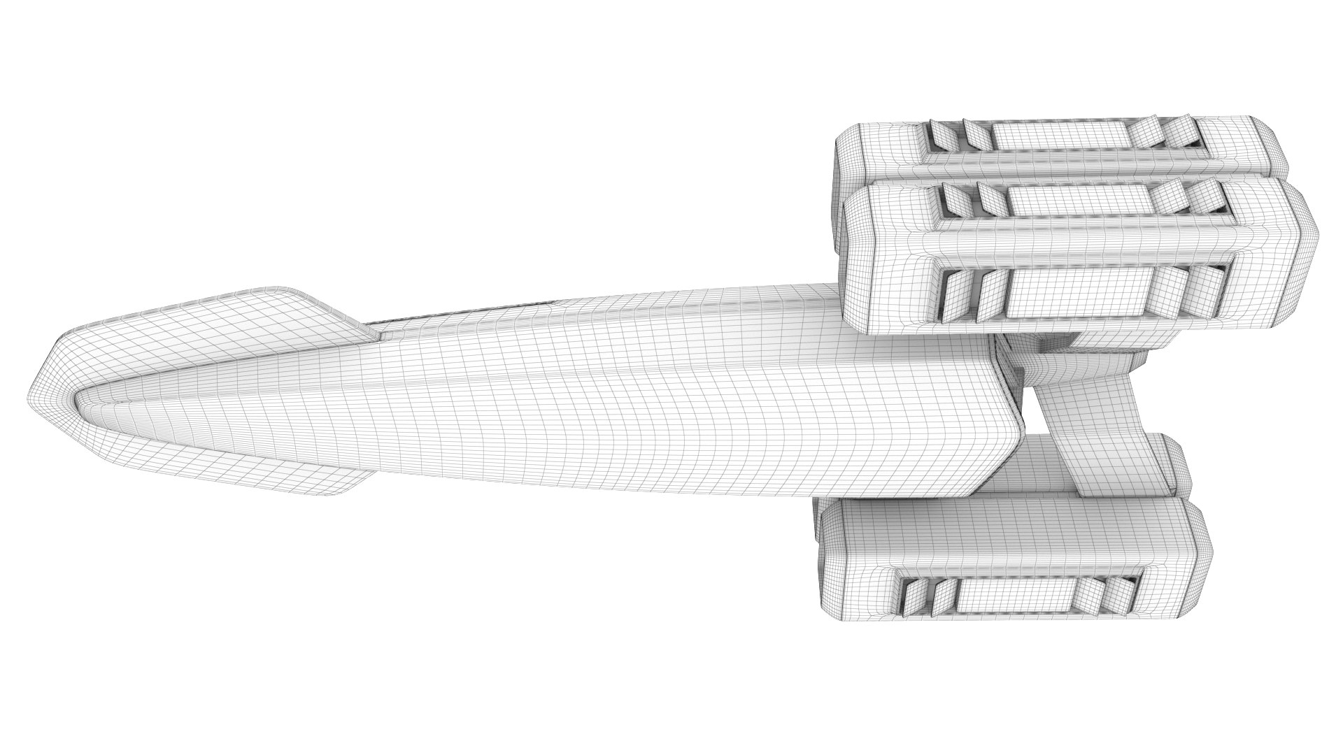 Racing Spaceship Pollux 3D Model - TurboSquid 2110170