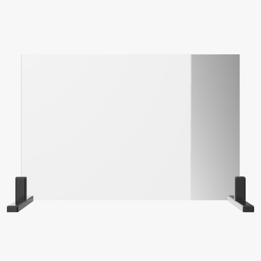 3D acrylic safety barrier - TurboSquid 1574250