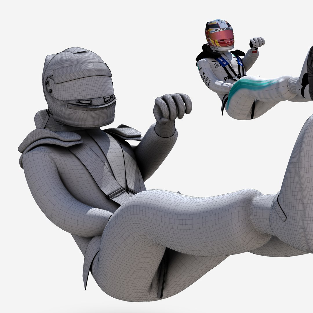 3D Model Lewis Hamilton 2017 - TurboSquid 1161468