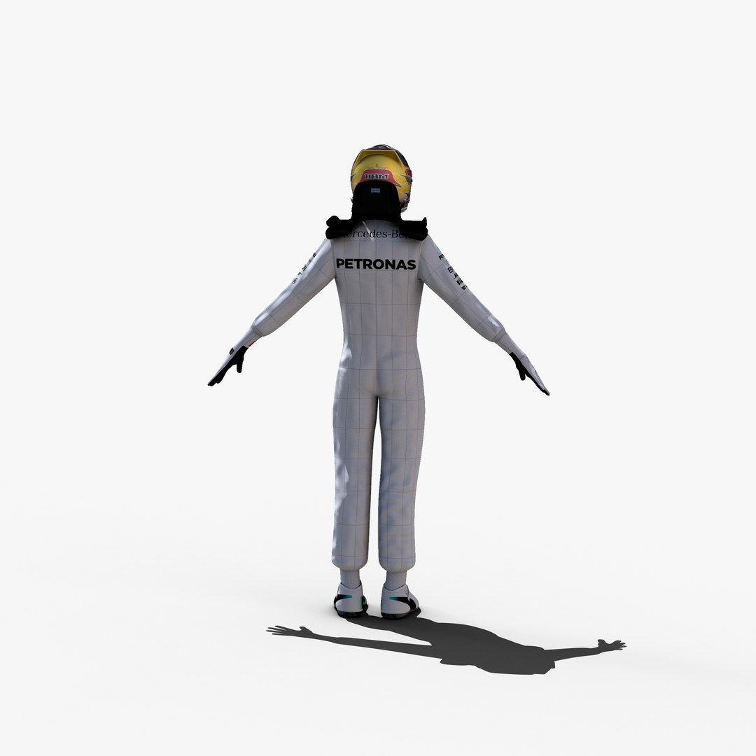 3D Model Lewis Hamilton 2017 - TurboSquid 1161468
