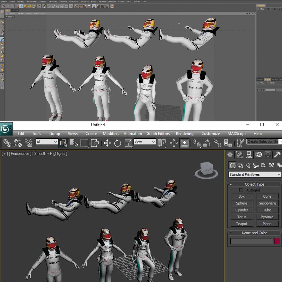 3D Model Lewis Hamilton 2017 - TurboSquid 1161468