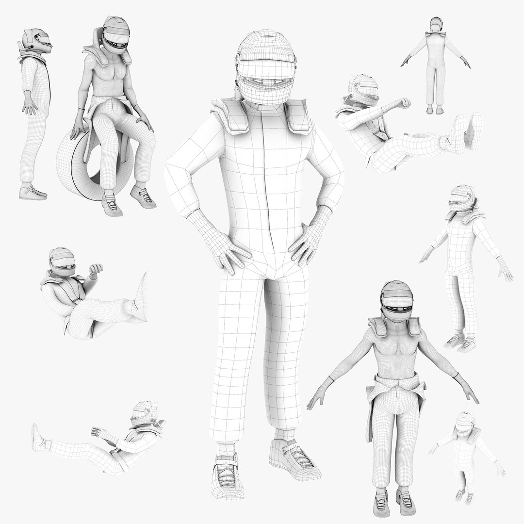 3D Model Lewis Hamilton 2017 - TurboSquid 1161468