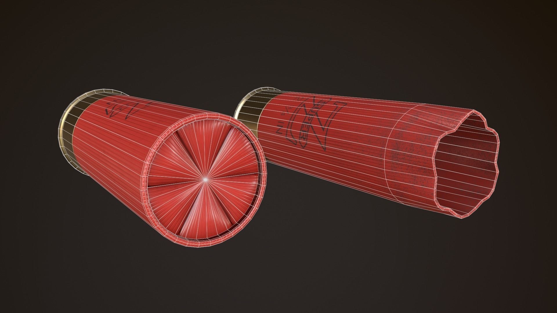 3D 12ga Shotgun Shells - TurboSquid 1900929