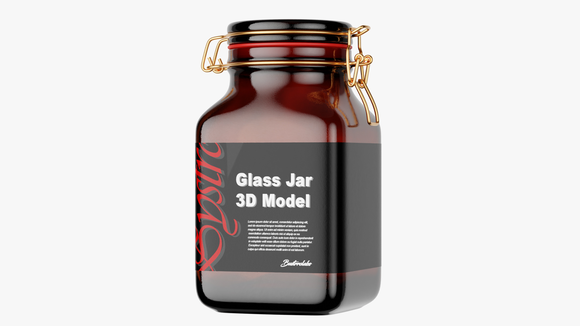 Glass Jar 3D Model - TurboSquid 1967137