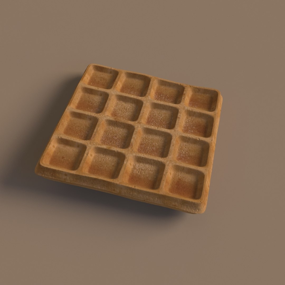 Light Waffle 3d Obj
