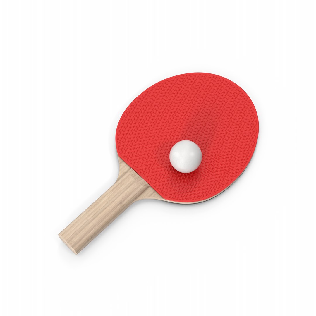 3D Ping Pong Paddle Model - TurboSquid 2005472