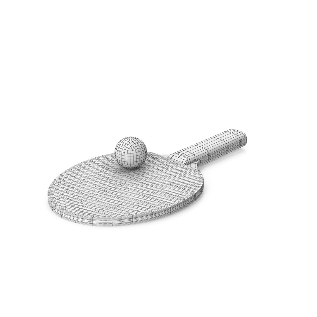 3D Ping Pong Paddle Model - TurboSquid 2005472