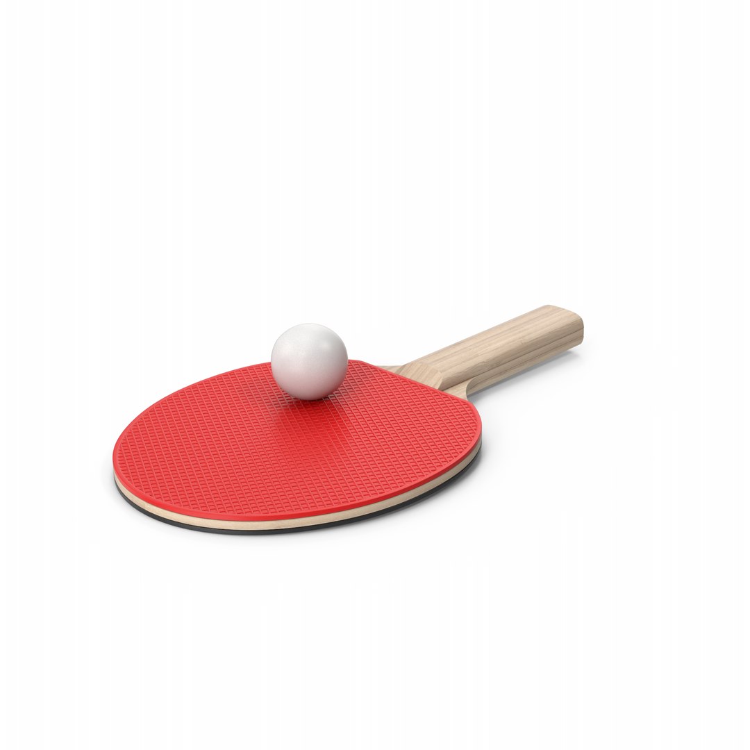 3D Ping Pong Paddle Model - TurboSquid 2005472