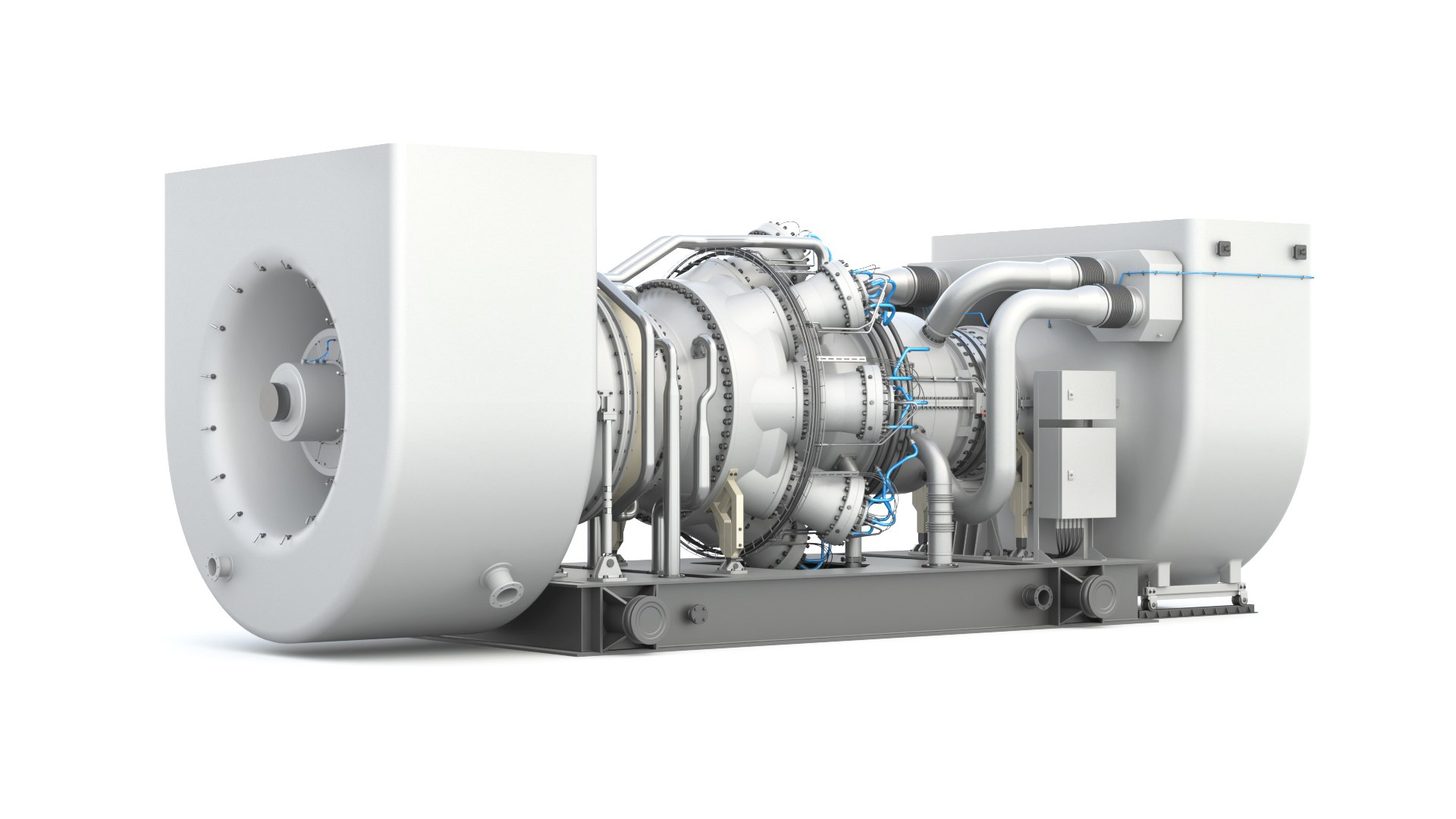 3D Gas Turbine Model - TurboSquid 2360497