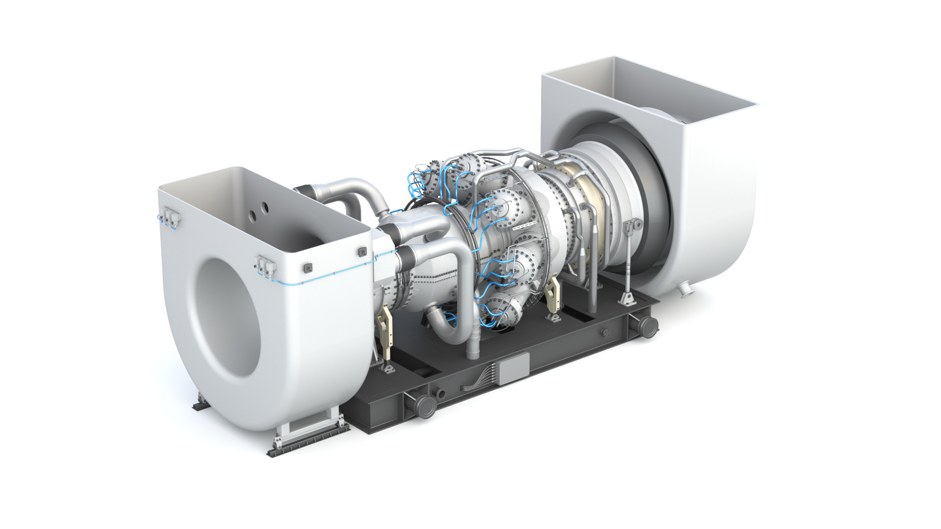 3D Gas Turbine Model - TurboSquid 2360497