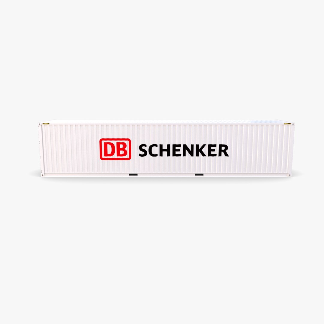 3D 40ft Shipping Container DB Schenker - TurboSquid 1836899