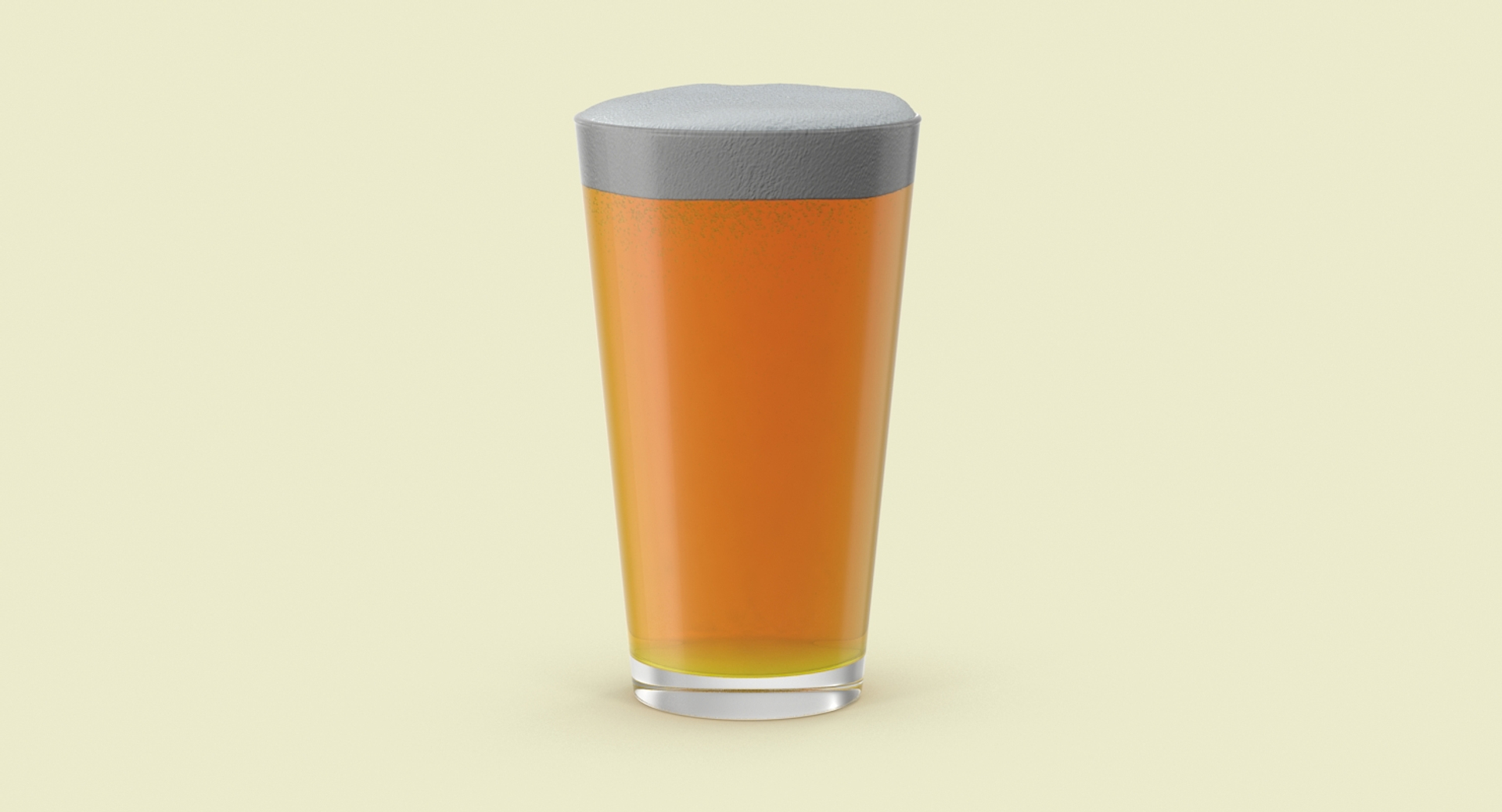 Pint Glass 3d Model