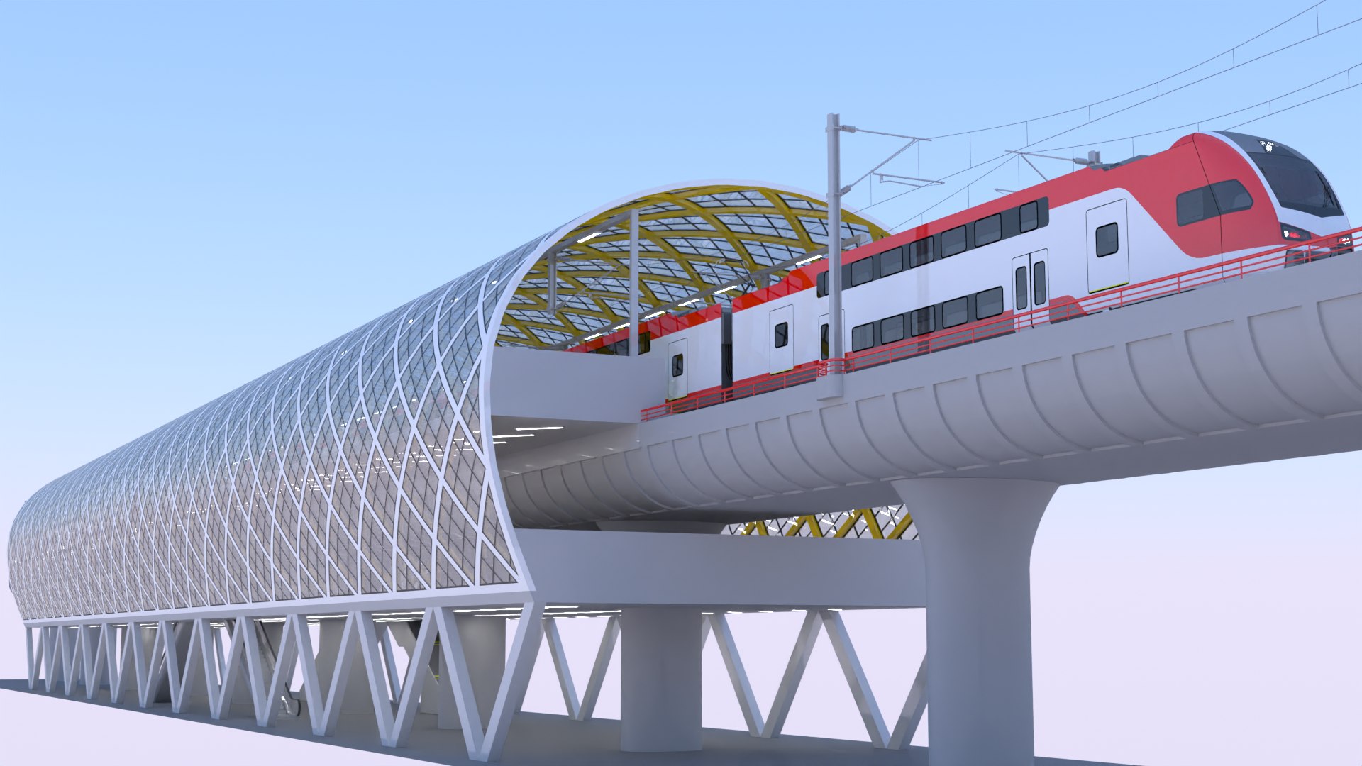 Stadler Kiss USA Stations IV 3D - TurboSquid 2396889