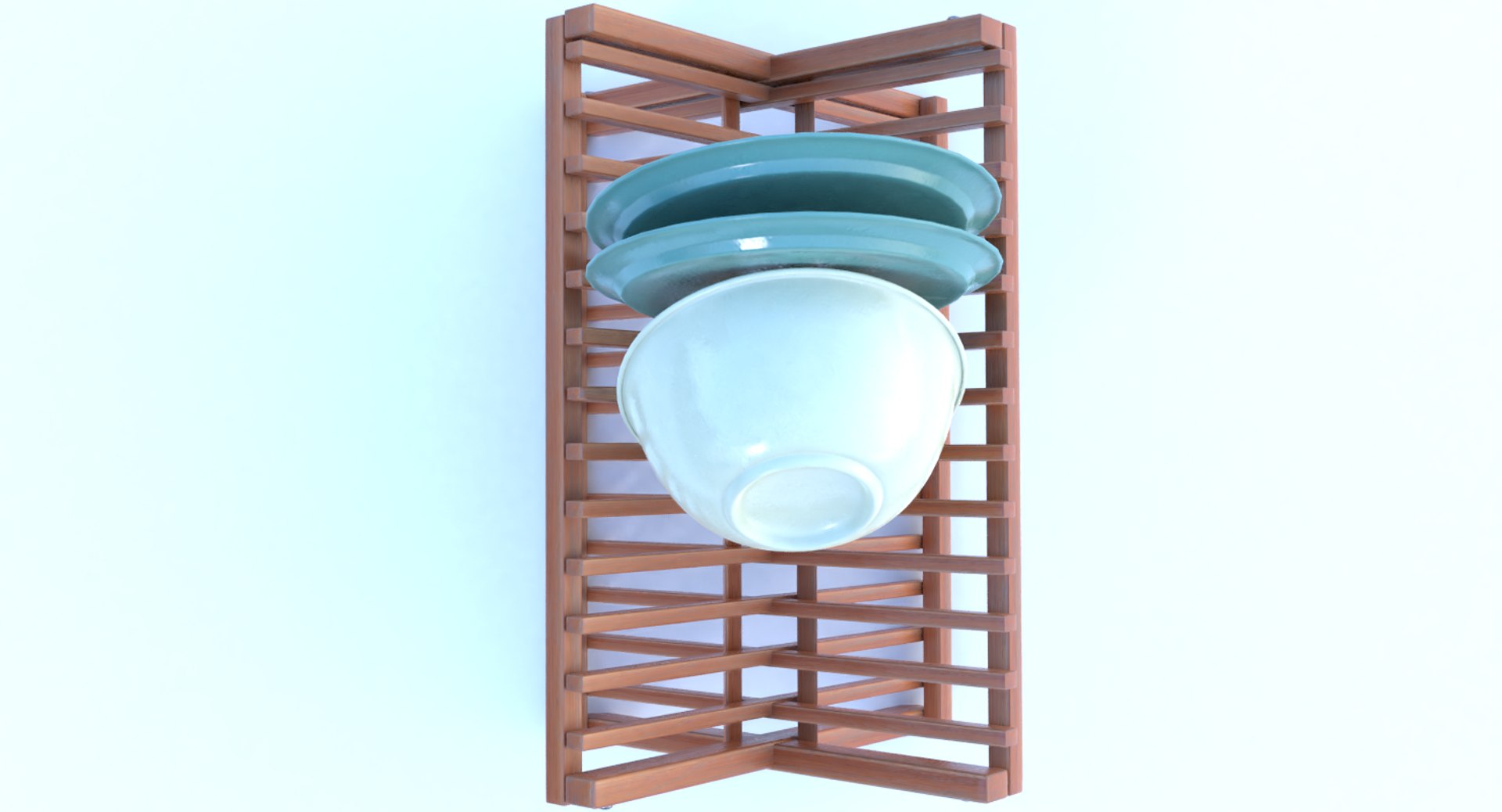 Dish Rack 3D Model - TurboSquid 1344272