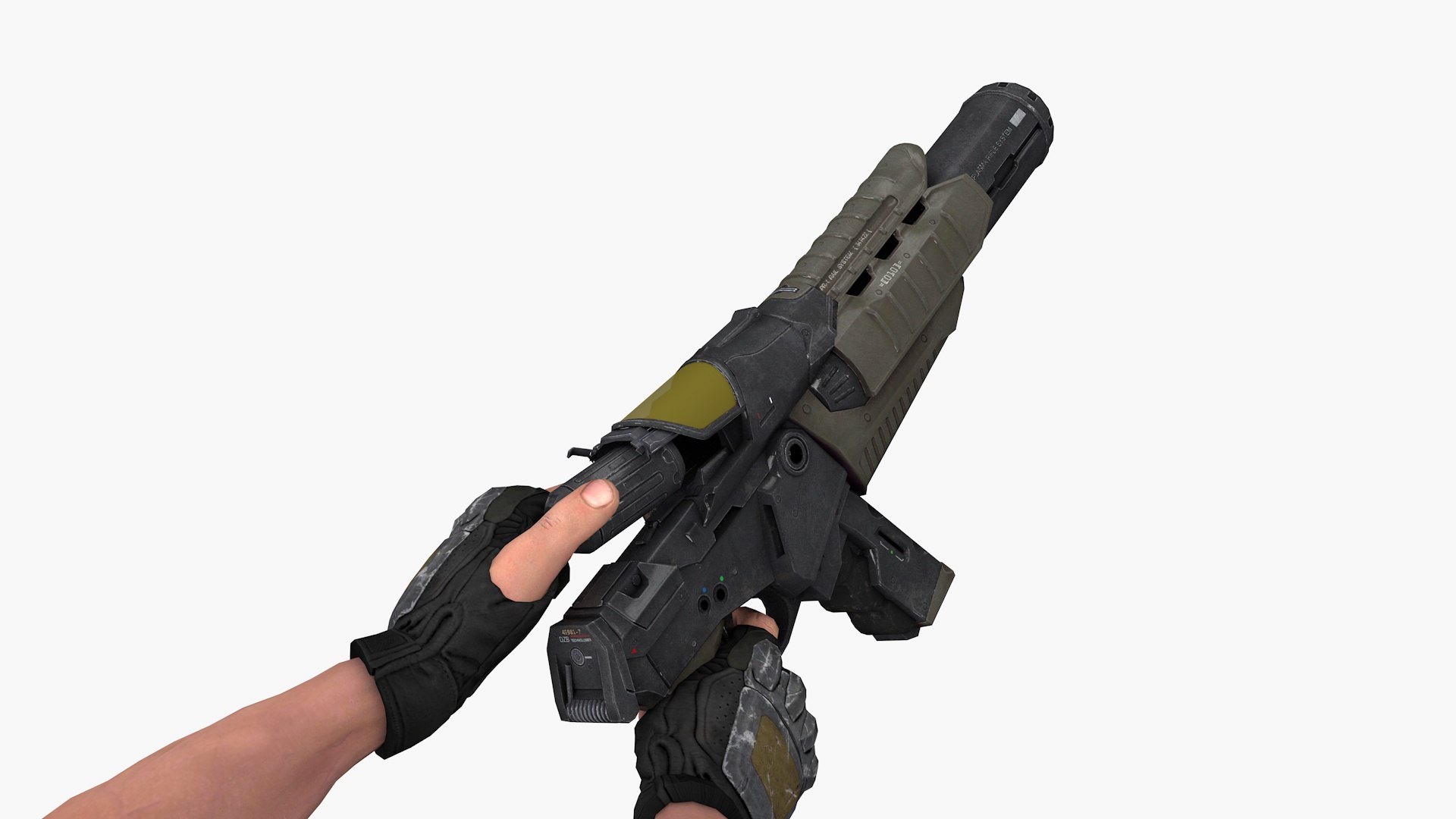 3D Plasma Gun - TurboSquid 1885440