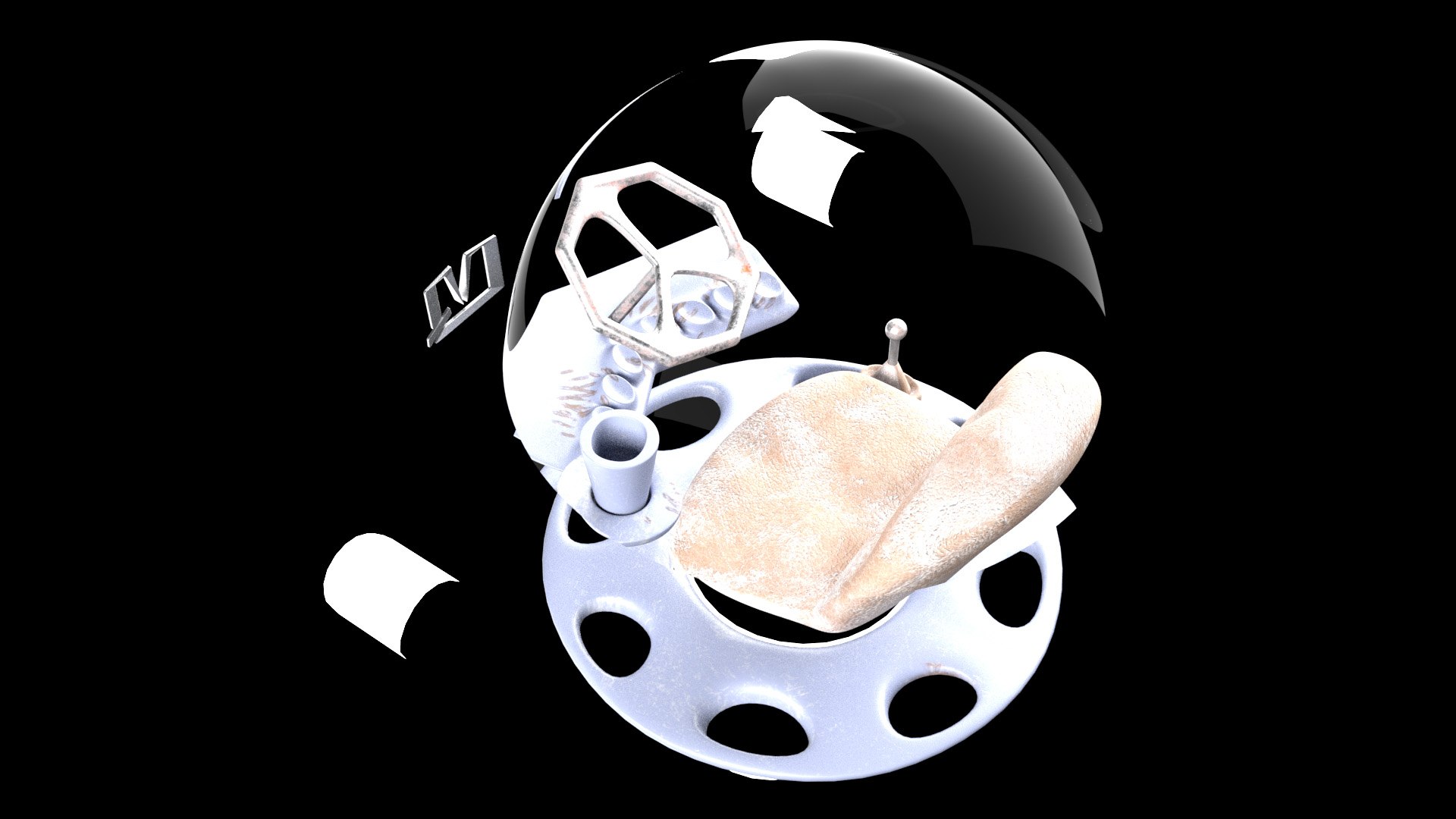 Little UFO Modelhq 3D Model - TurboSquid 2043693