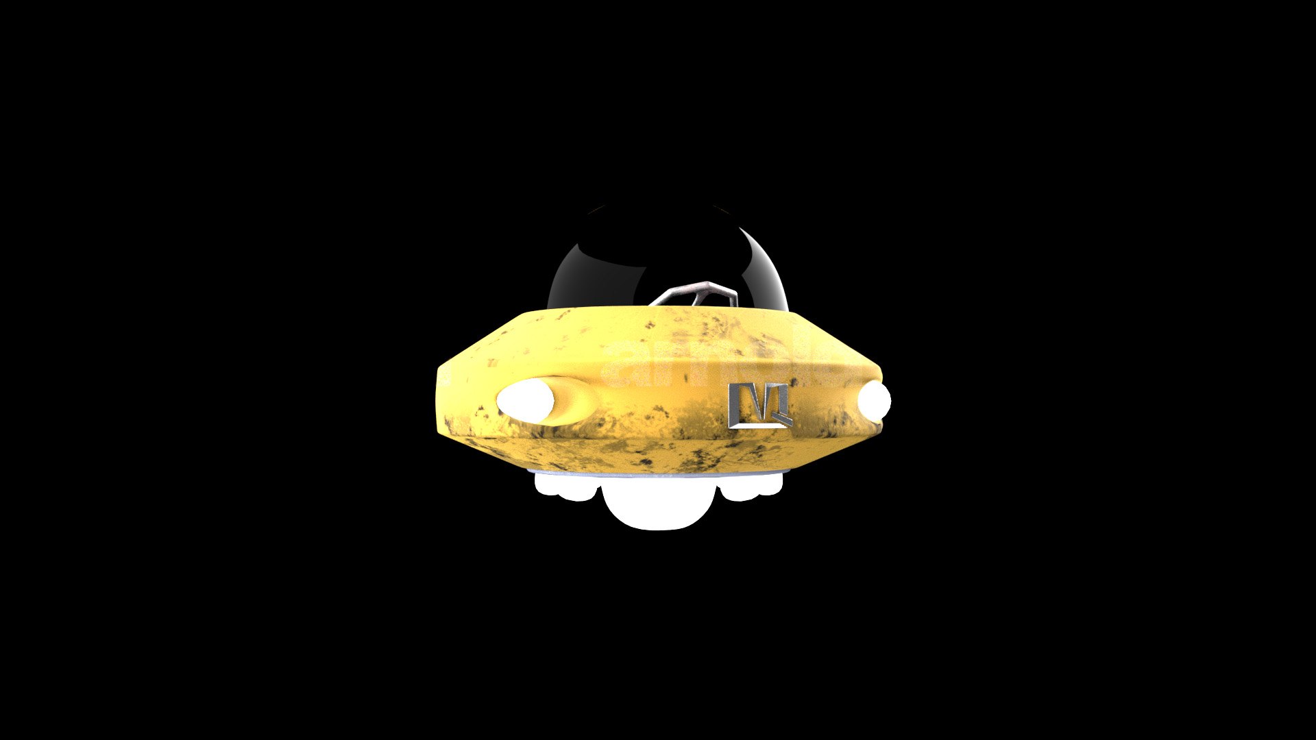 Little UFO Modelhq 3D Model - TurboSquid 2043693