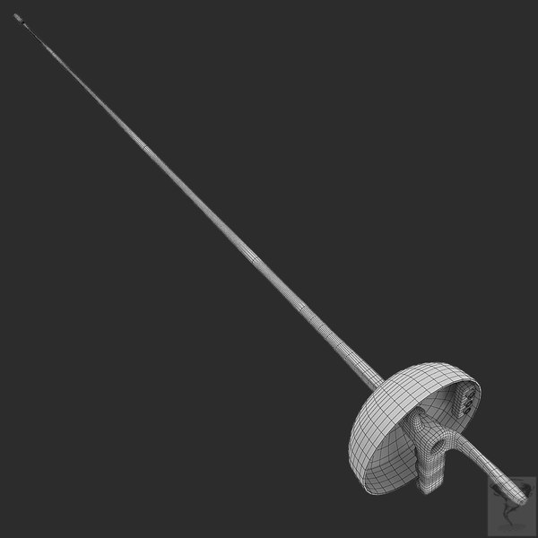 3d fencing weapons model