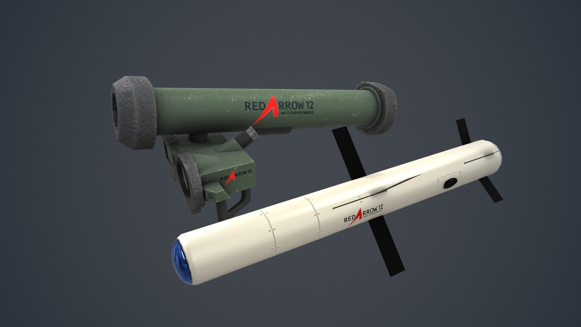 3D Model Hj12 Red Arrow - TurboSquid 1686849