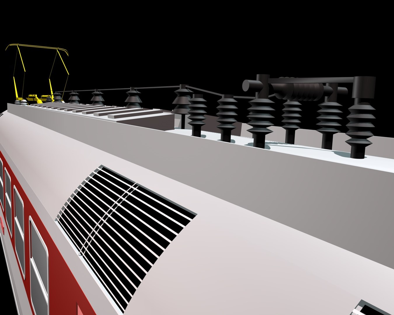 3d Locomotive Zssk Railway Model