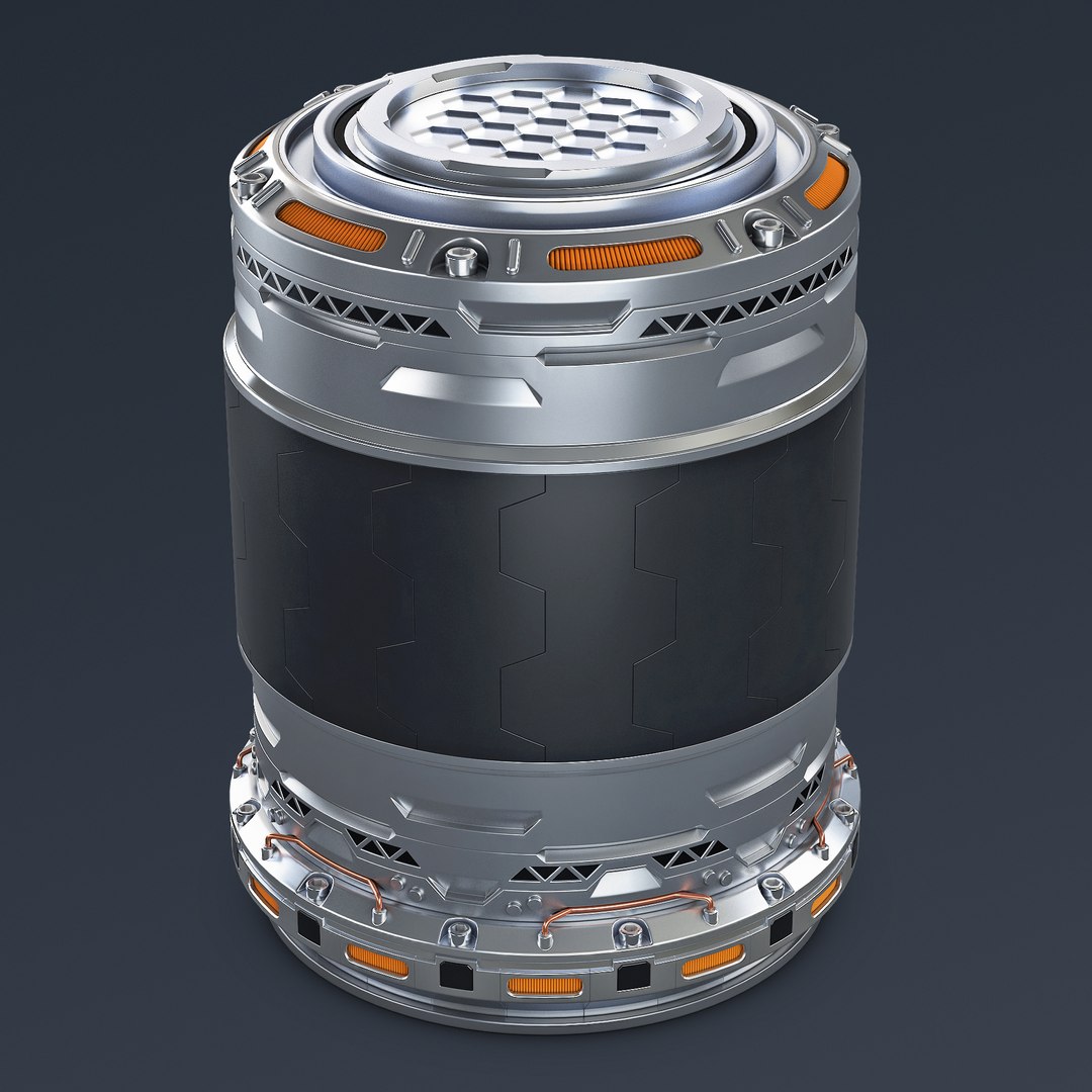 3D Sci Fi Container M 1 model - TurboSquid 2100082