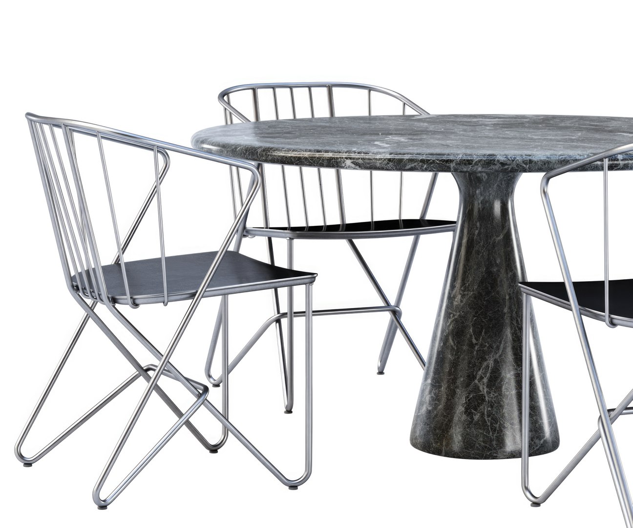 3D Outdoor Garden Furniture Set V16 By Bpoint Model - TurboSquid 2083844