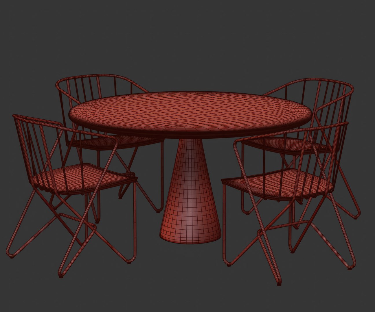 3D Outdoor Garden Furniture Set V16 By Bpoint Model - TurboSquid 2083844