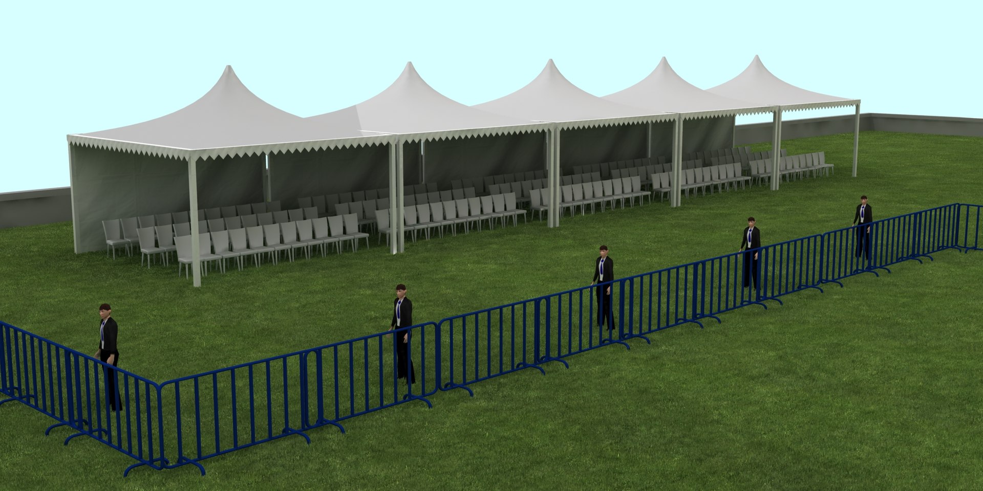 Outdoor Concert Stage 3D Model - TurboSquid 1546997