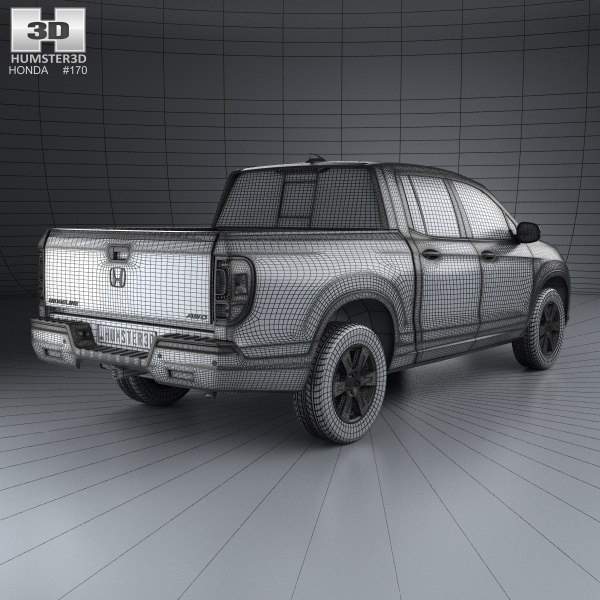 modelo 3d Honda Ridgeline 2017 - TurboSquid 1275445