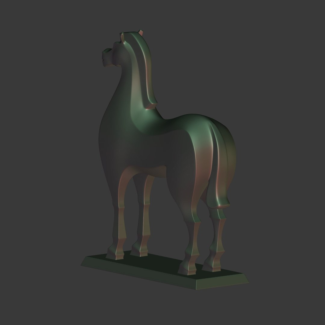 Horse Statue 3D Model - TurboSquid 1619325