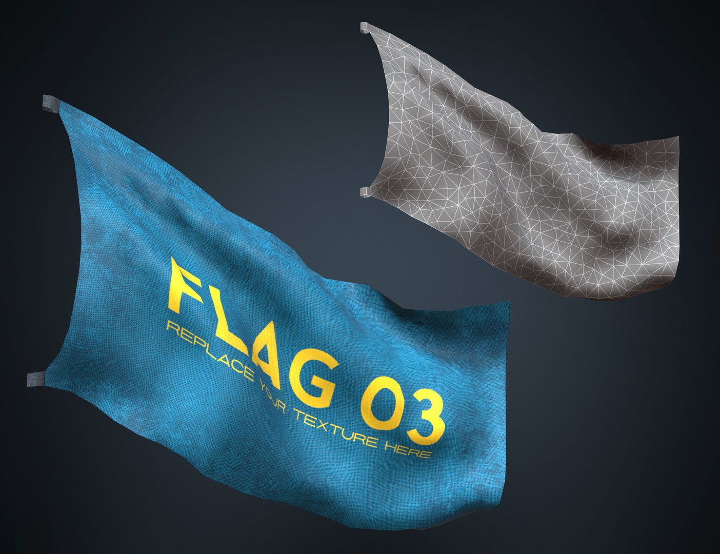 3D 20 Fully Loop Animated Flags Model - TurboSquid 1885085