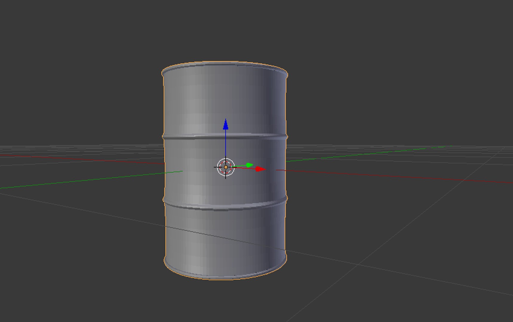 metal barrel 3d model