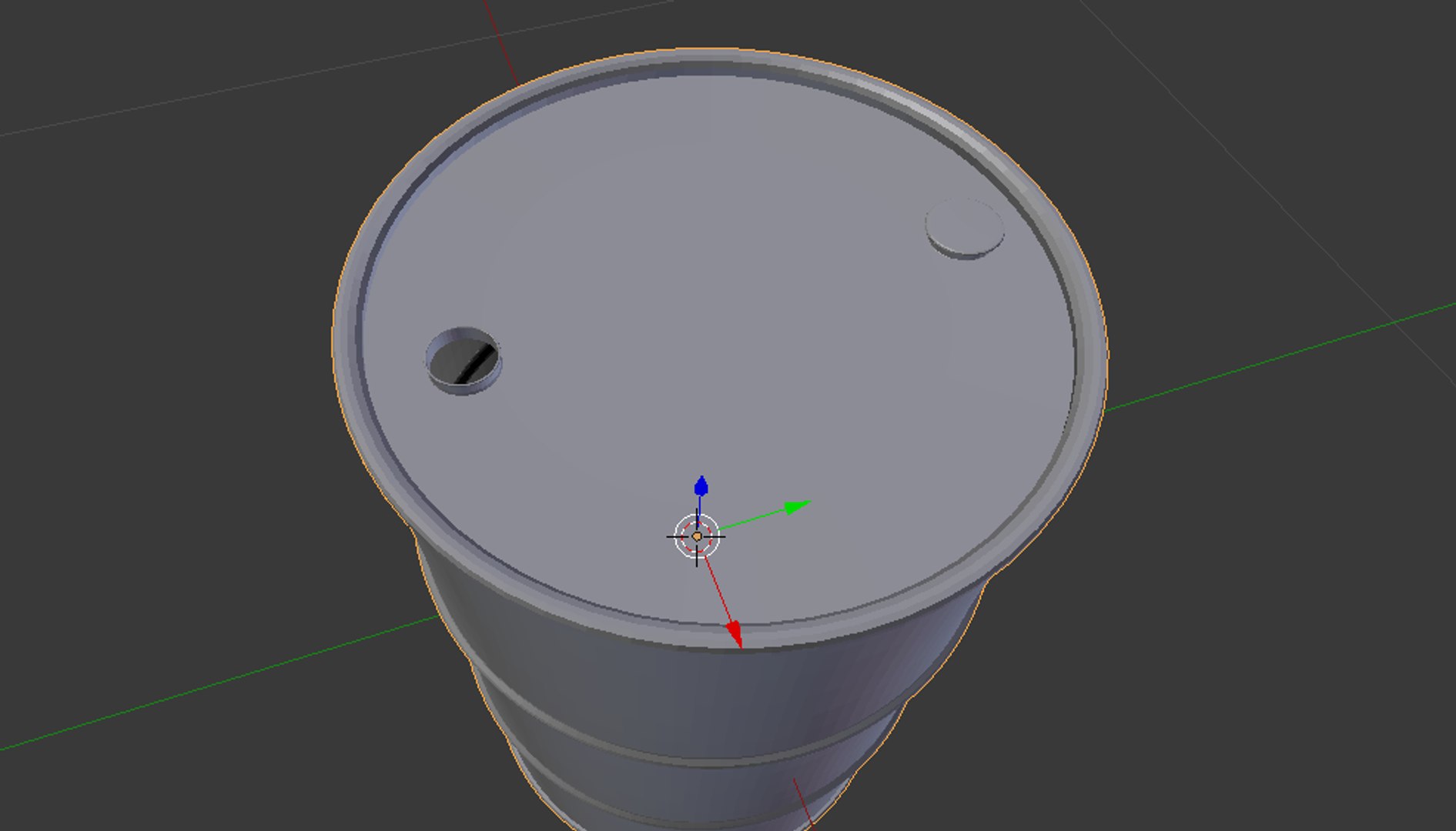 metal barrel 3d model