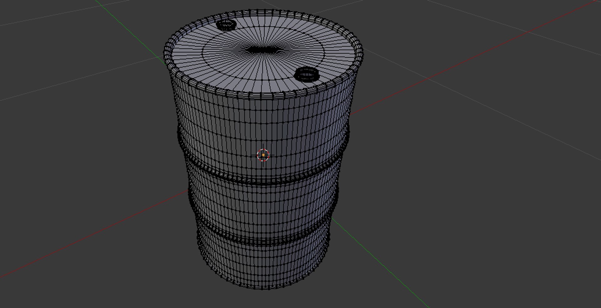 metal barrel 3d model